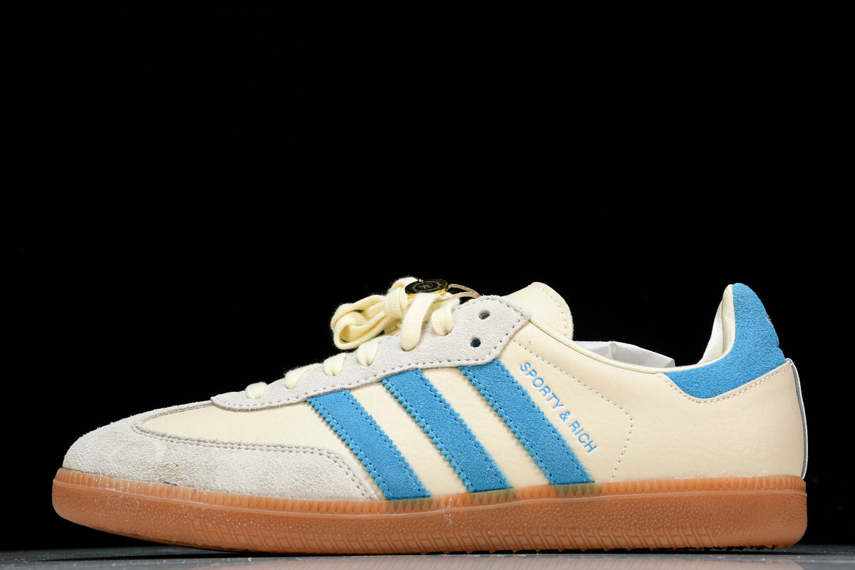 Samba x Sporty & Rich 'Cream Blue' – Drip Locker Australia